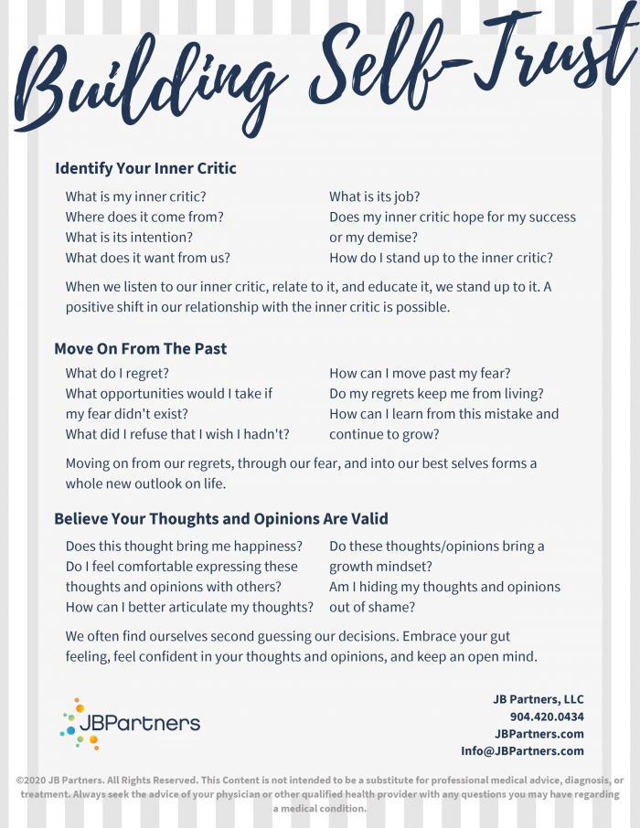 Building Self-Trust – JB Partners